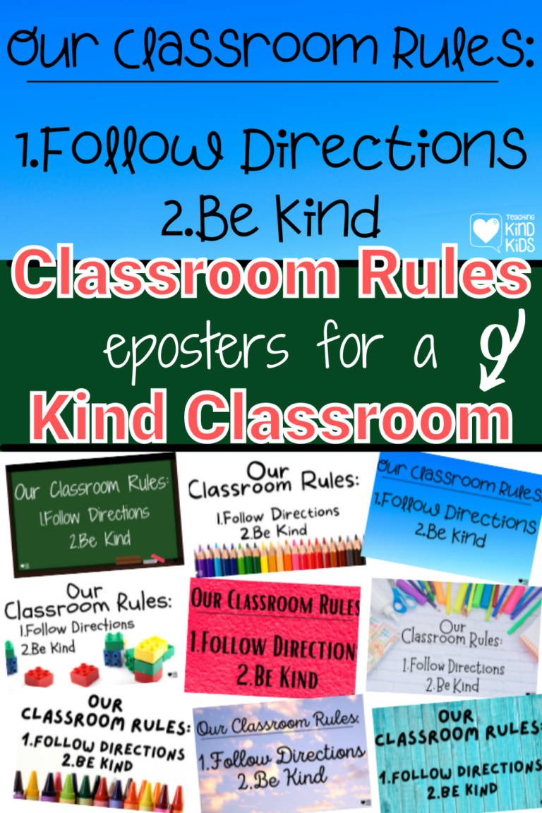 How to Use These Classroom Rules Posters to Set Clear Expectations