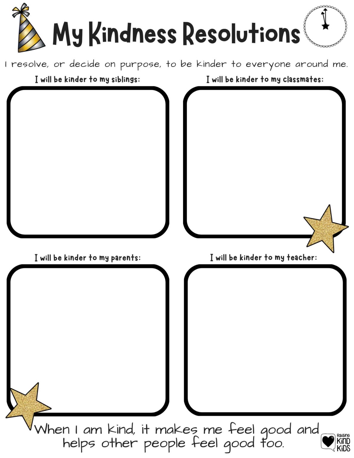 Kindness Resolution Families - Coffee and Carpool: Intentionally ...