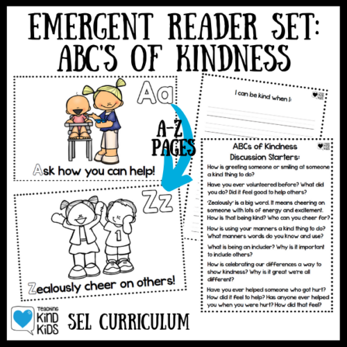 ABCs of Kindness Emergent Reader