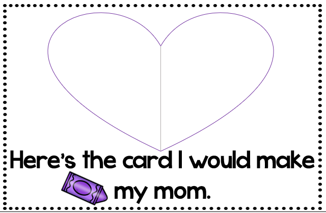 Mother's Day Emergent Reader: I am Kind to My Mom