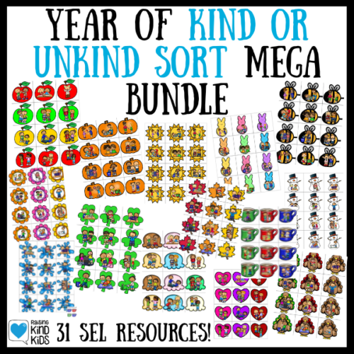 Social Emotional Learning Centers Games: Kind or Unkind Sorts