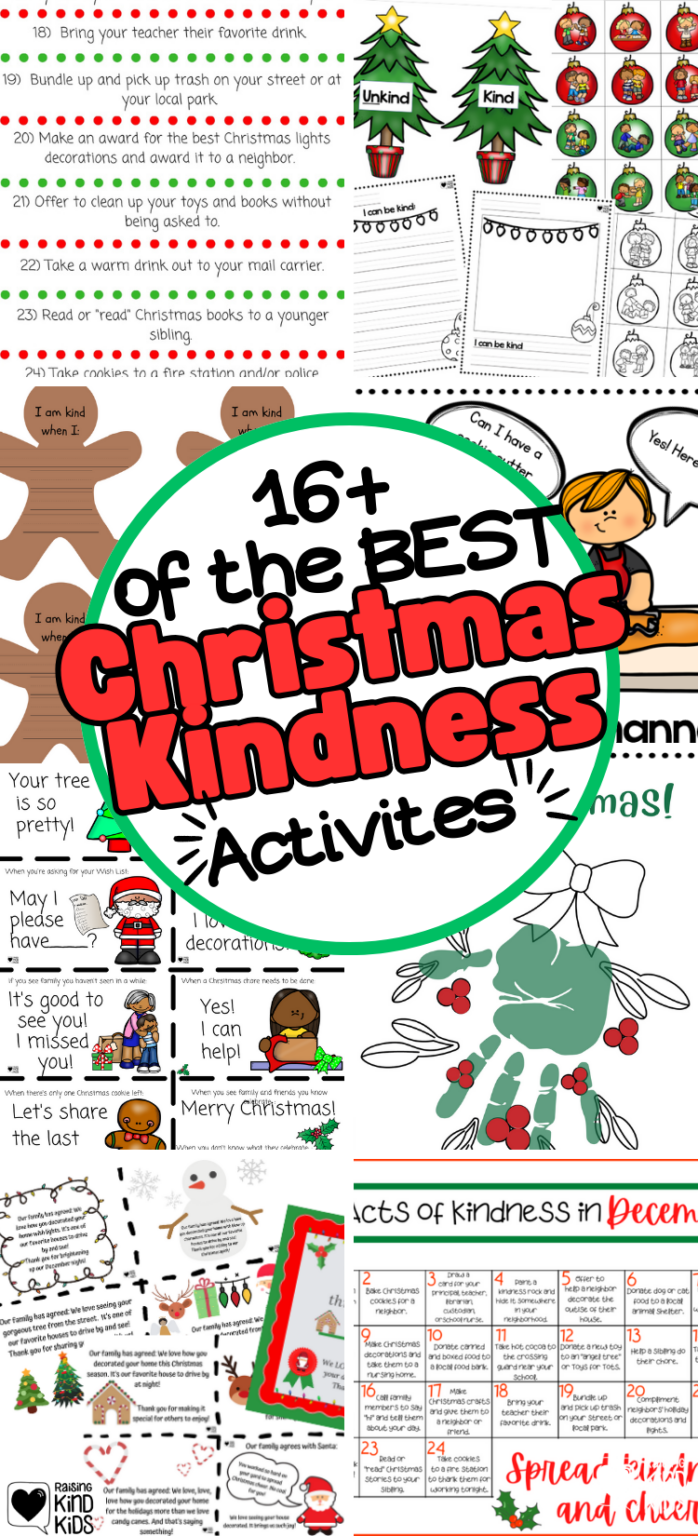 Christmas Kindness Activities for Kids