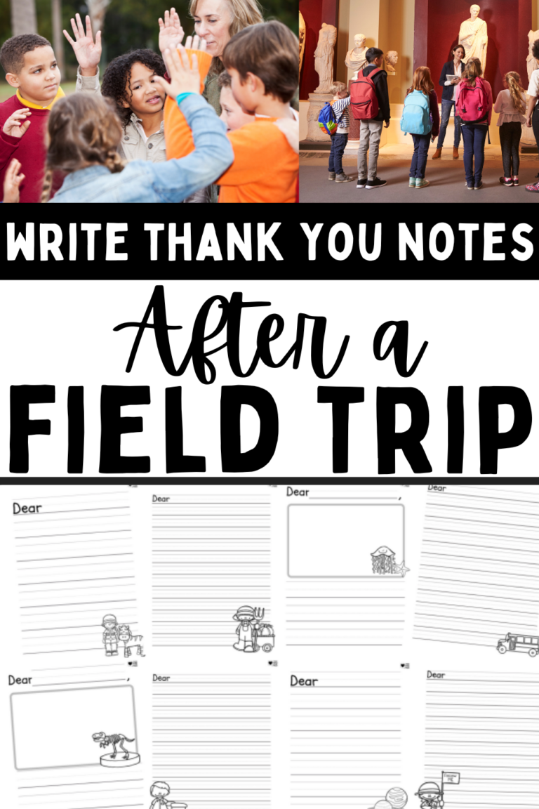 Field Trip Thank You Note Templates to Show Gratitude and Kindness