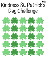 St. Patrick's Day Kindness Challenge for Kids in March