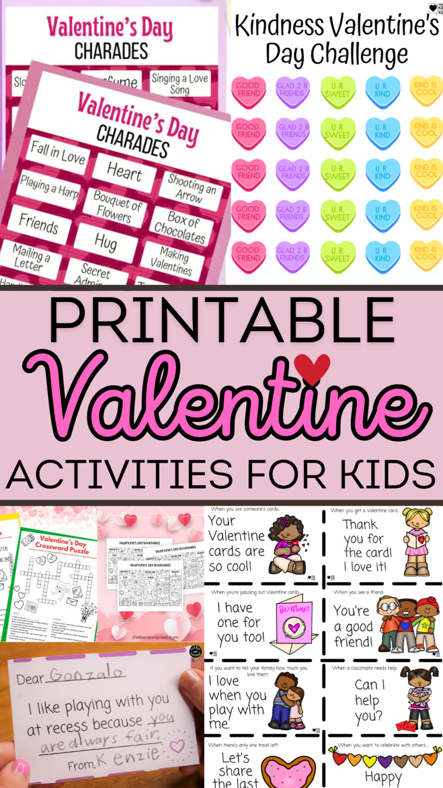 13 Printable Valentine's Day Activities