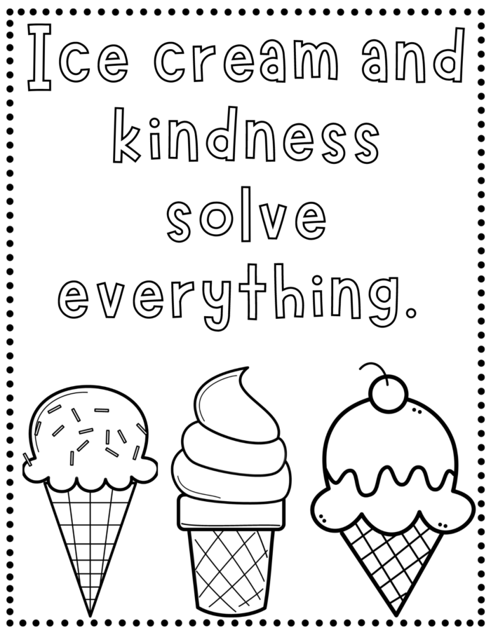 Ice Cream Activities and Kindness Resources to Teach SEL