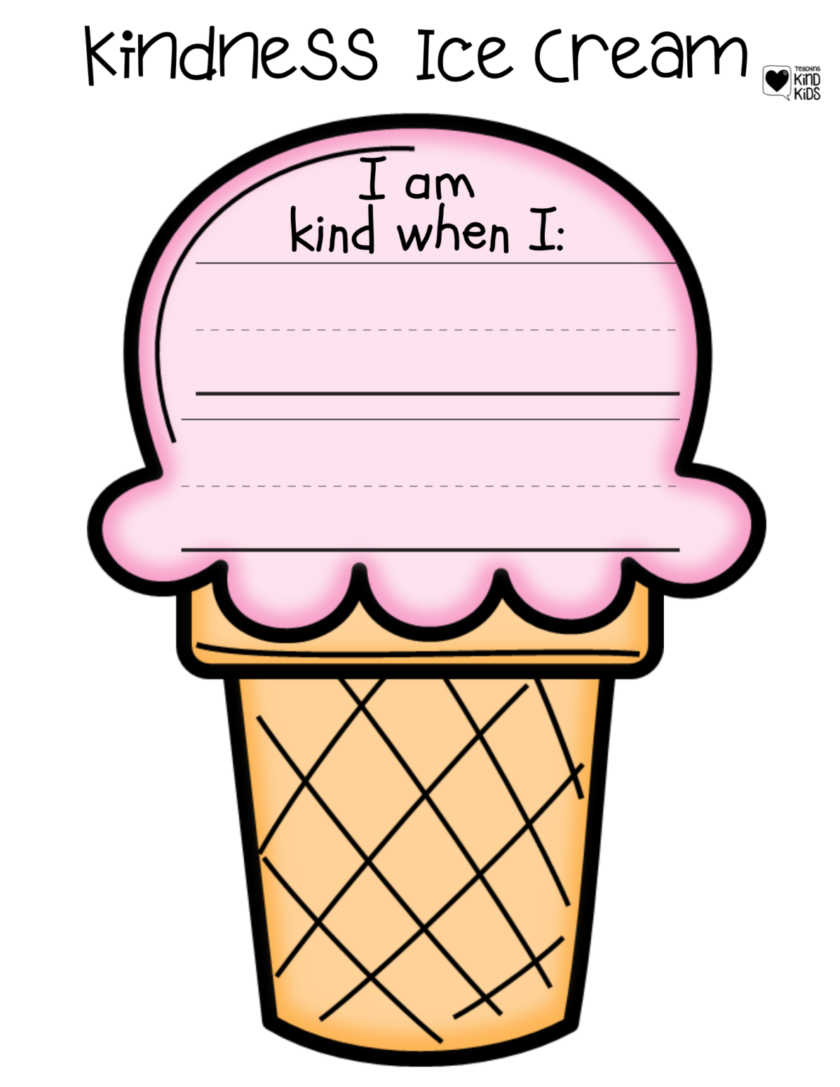 Ice Cream Activities and Kindness Resources to Teach SEL